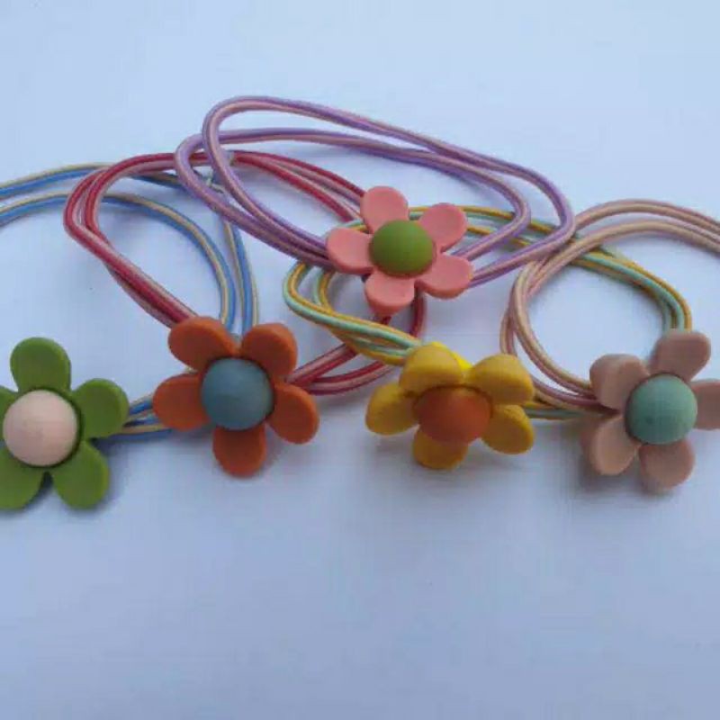 Jual (BC) 3pc IKAT RAMBUT MOTIP LUCU IKAT RAMBUT ANAK2 DAN DEWASA ...