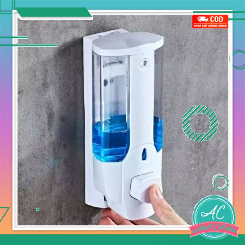 Jual Dispenser tempat sabun cuci cair untuk cuci tangan tempel dinding ...
