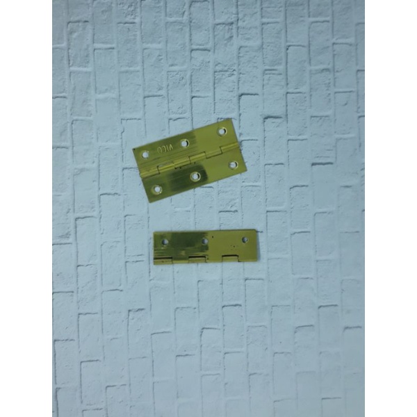 Jual engsel tipis kuningan asli 2-1/2" inch 2,5" inch anti karat vico ...