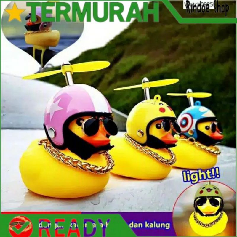 Jual Mainan Bebek Kuning HELM BALING LED Untuk Motor dan Sepeda dan ...