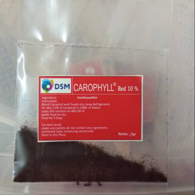 Jual Carophyl Red Dsm 5gr | Shopee Indonesia