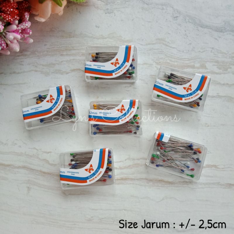 Jual Jarum Pentul Mini Box Mika | Head Pins Premium | Shopee Indonesia