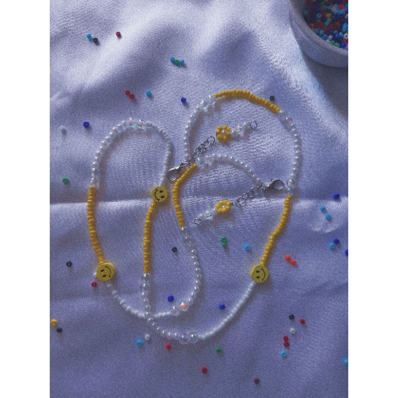Jual Strap mask manik manik (Smile Daisy) | Shopee Indonesia