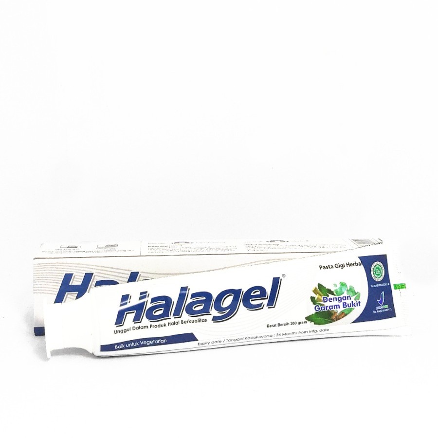 Jual Pasta Gigi Halagel Dengan Garam Bukit 200gr | Shopee Indonesia