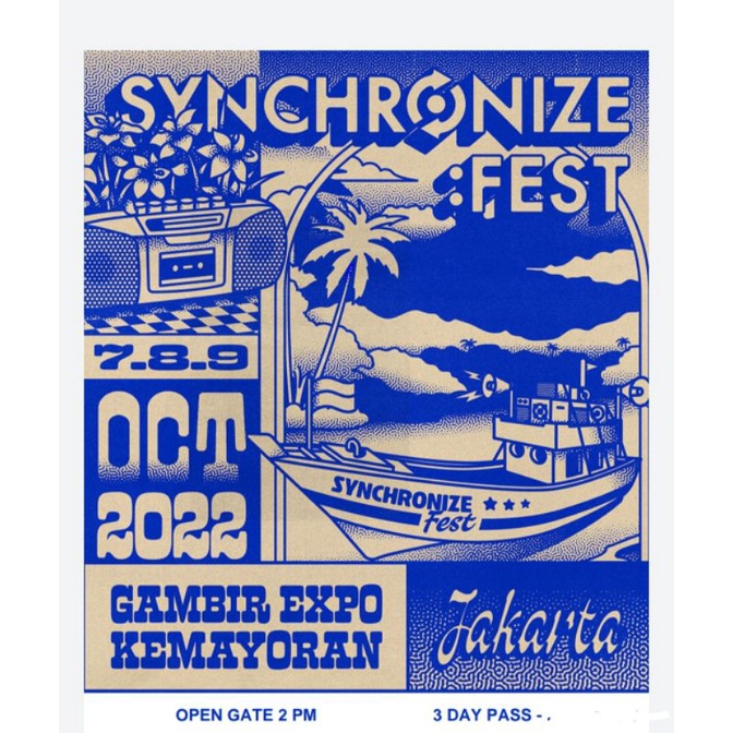 Jual Tiket Synchronize Fest 2024 3 Day Pass | Shopee Indonesia
