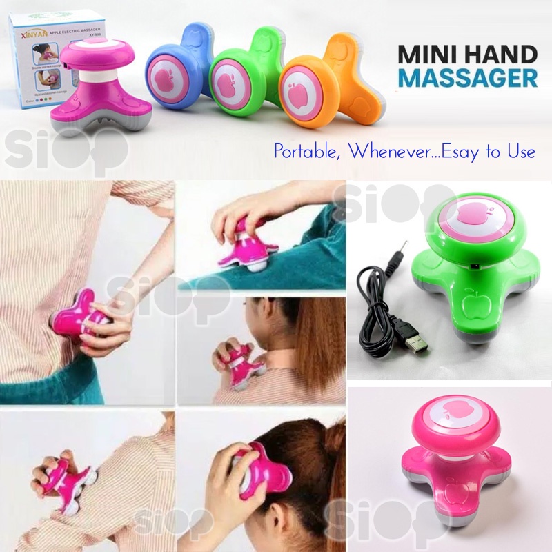Jual Mini Elektrik Massager [ 3 Kaki ] Alat Pijat Portable | Shopee ...