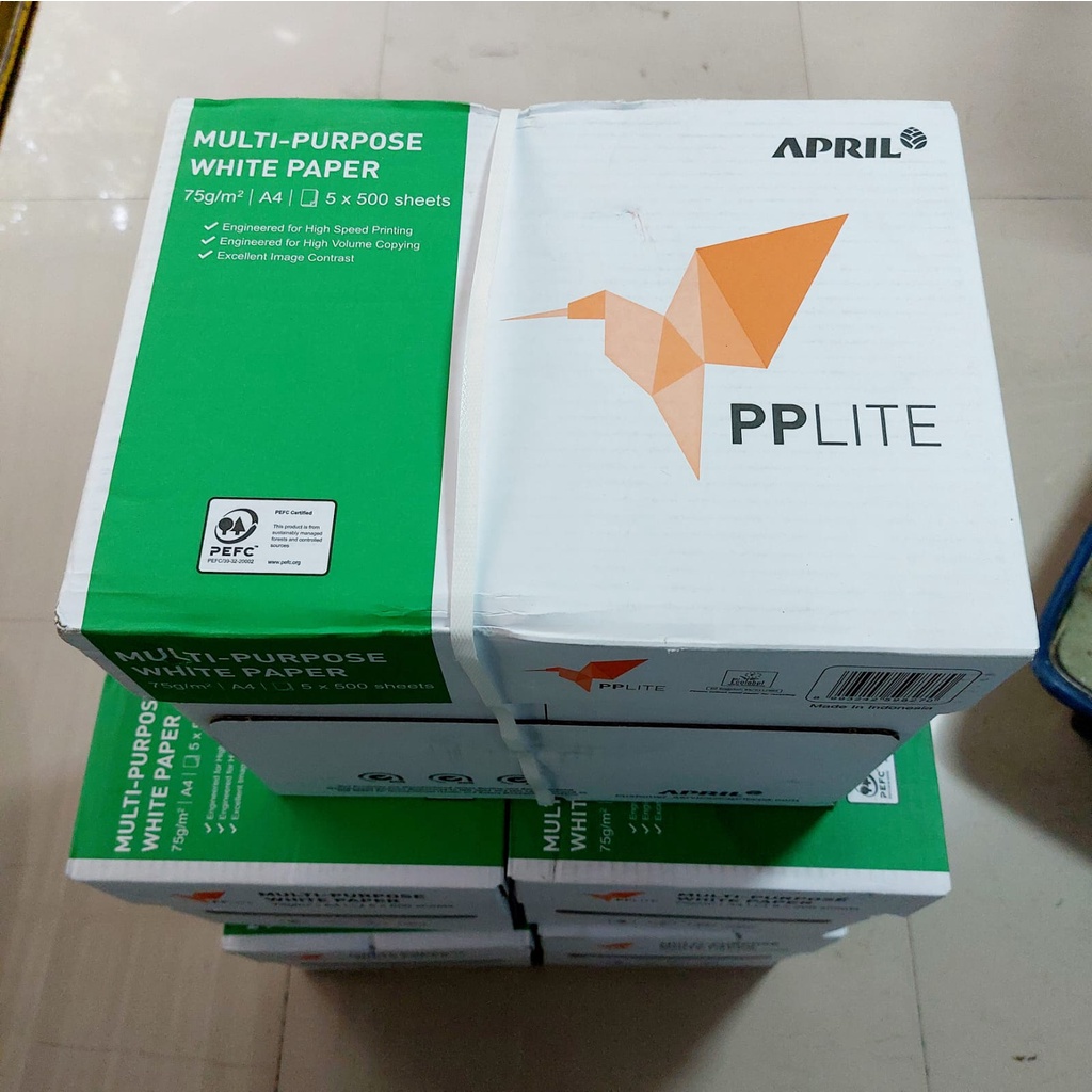 Jual Kertas Hvs A4 75 Gsm 75gsm 75 Gram Paperlite Pplite Paper Lite