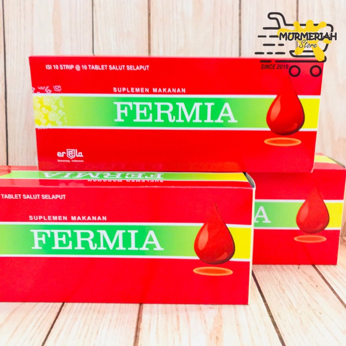 Jual Fermia Tablet Penambah Darah dan Vitamin Ibu menyusui box 100 ...