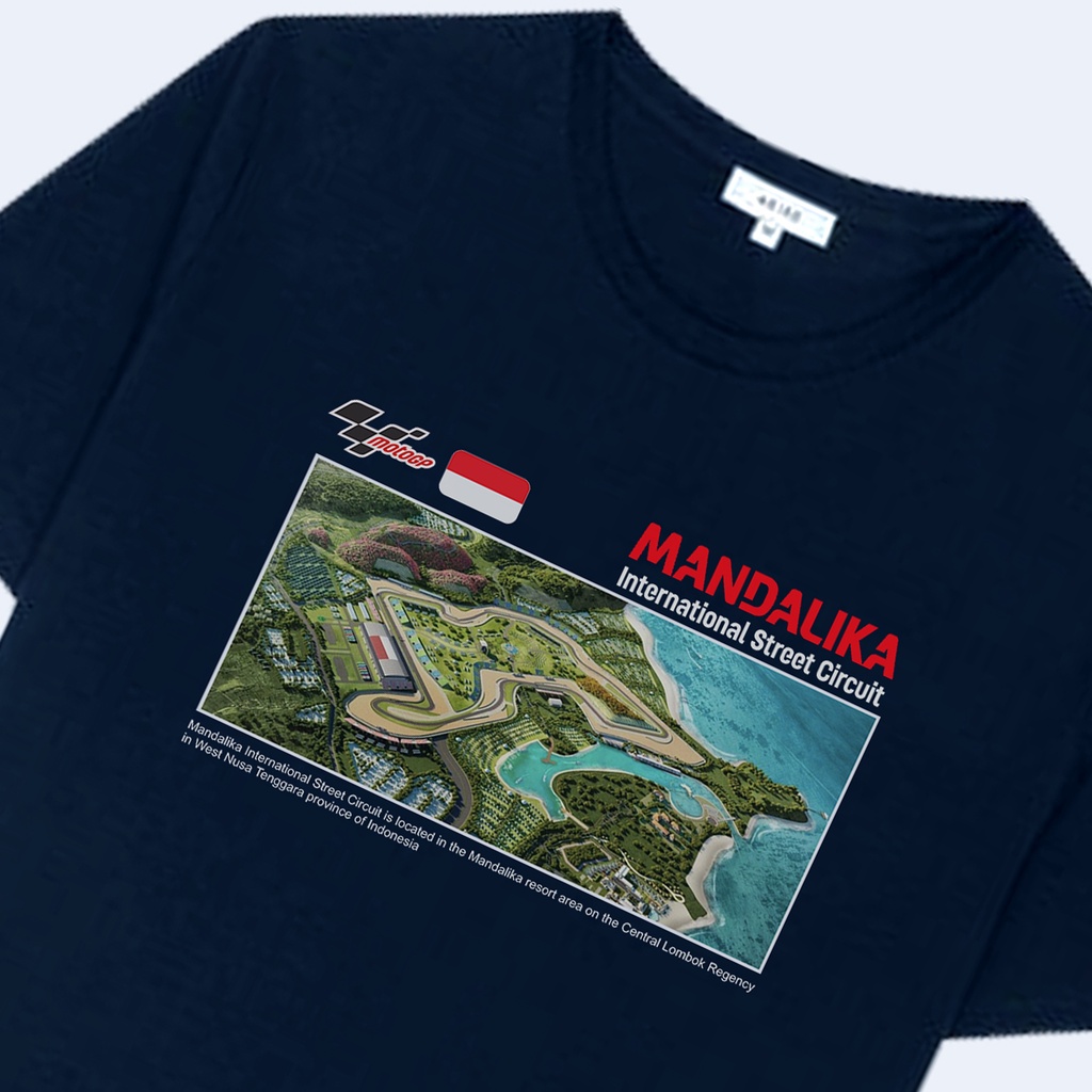 Jual T-Shirt Kaos Mandalika International Street Circuit Baju Moto Gp ...