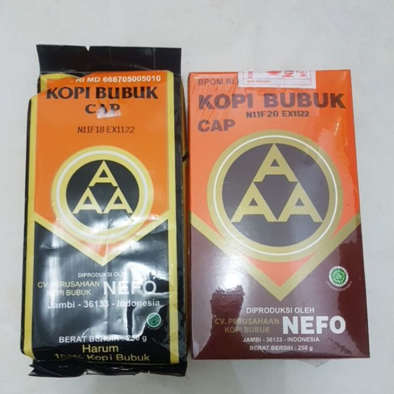 Jual Kopi AAA (250gr). KOPI AAA NEFO | Shopee Indonesia