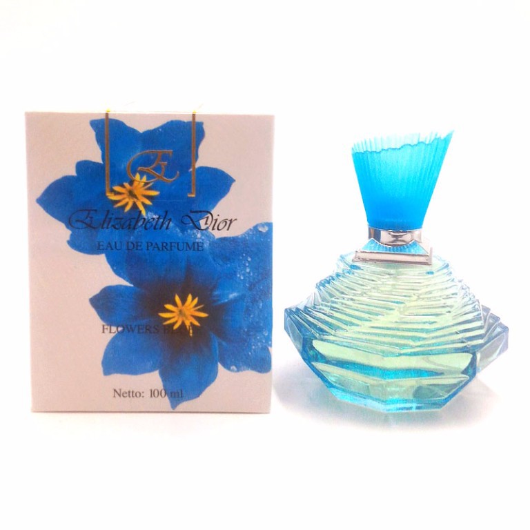 Jual Elizabeth Dior Bunga Biru Original Produksi Lokal | Shopee Indonesia