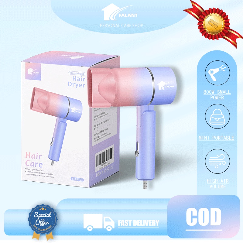 Jual FALANT FLCFT01 Hair Dryer 800W Pengering Rambut Lipat Professional ...