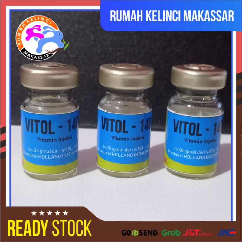 Jual VITOL 5ML Vitamin ADE Sapi Kambing Domba Babi Kelinci Kucing ...
