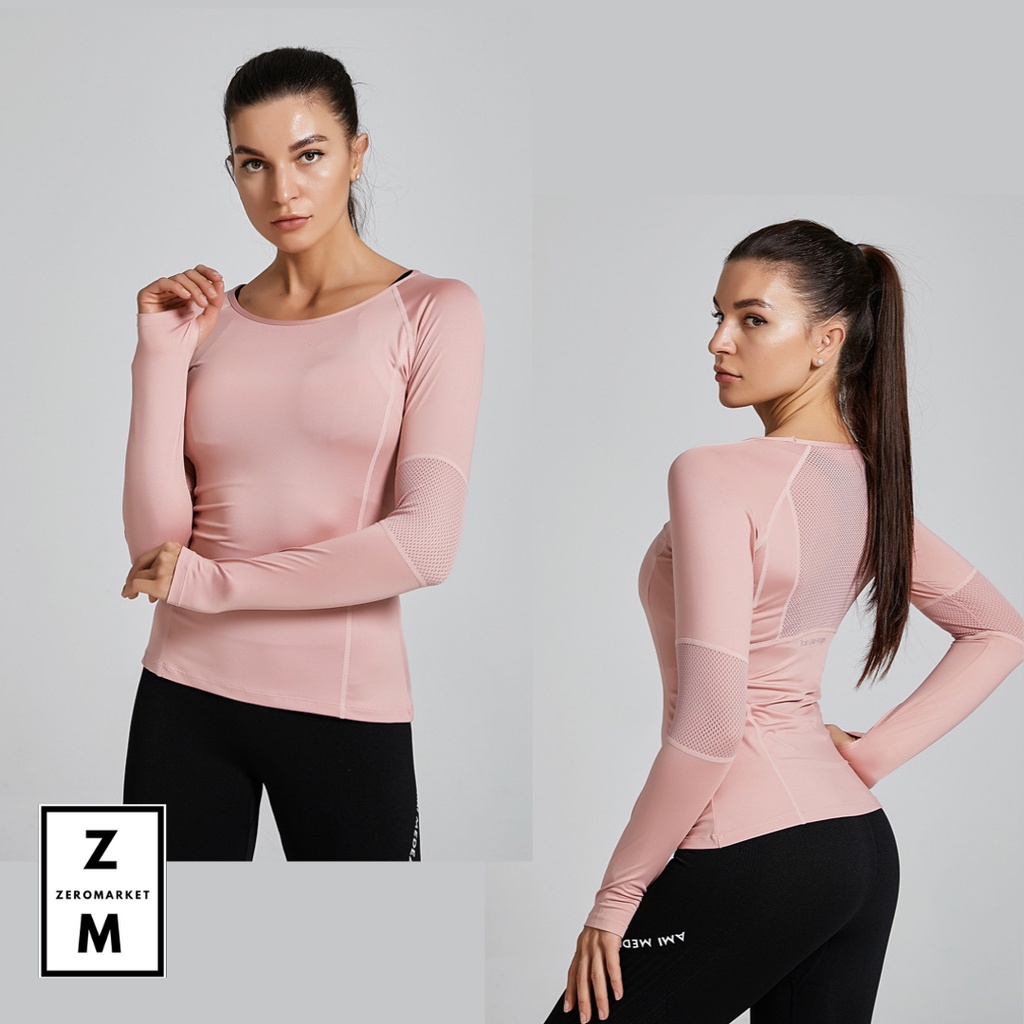 Jual PREMIUM Baju DRI-FIT Running Gym Olahraga Lari Yoga Fitness women ...