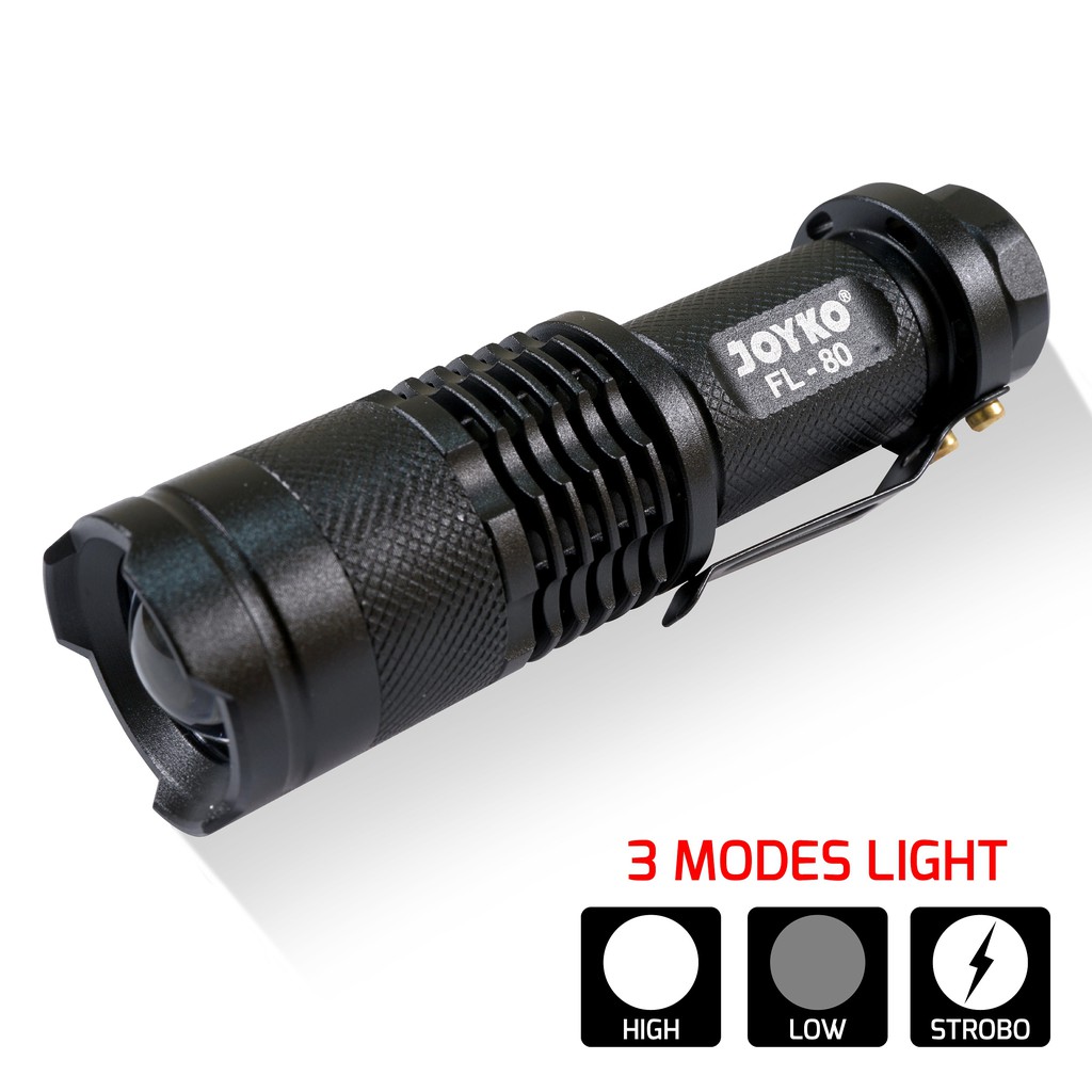 Jual LED Flashlight / Senter LED Joyko FL-80 | Shopee Indonesia