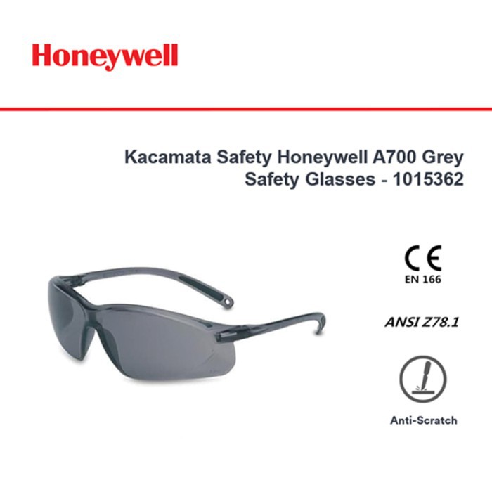 Jual Honeywell Kacamata Safety A700 Grey - Safety Glasses - 1015362 ...