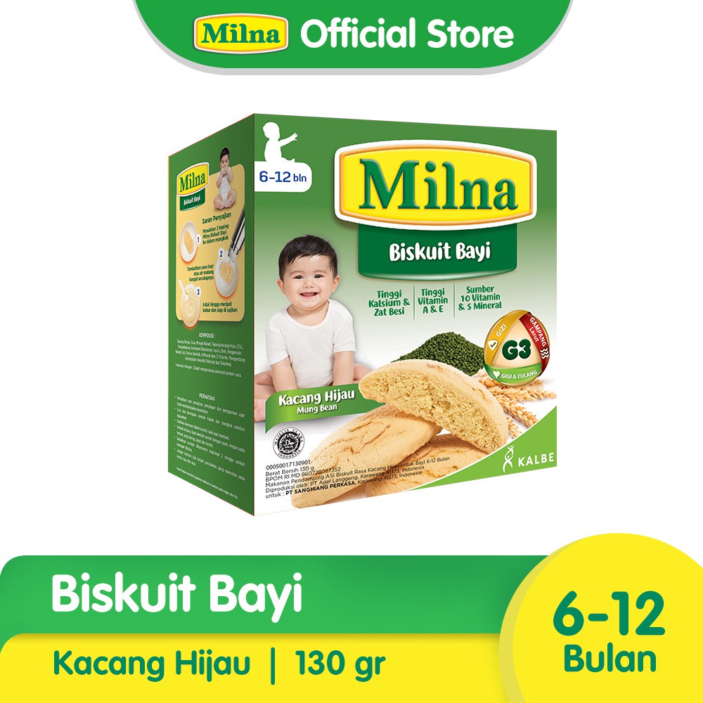 Jual Promina Biskuit Marie Roll Sun Milna susu 6mo+ Snack MPASI / Snack ...