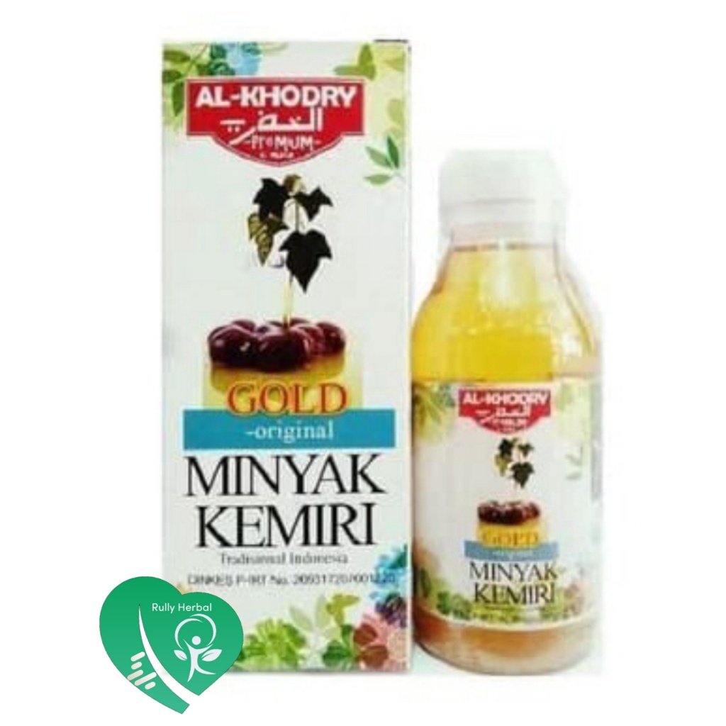 Jual MINYAK KEMIRI AL-KHODRY GOLD-SARI MINYAK KEMIRI PLUS ZAITUN-ORIGINAL | Shopee Indonesia