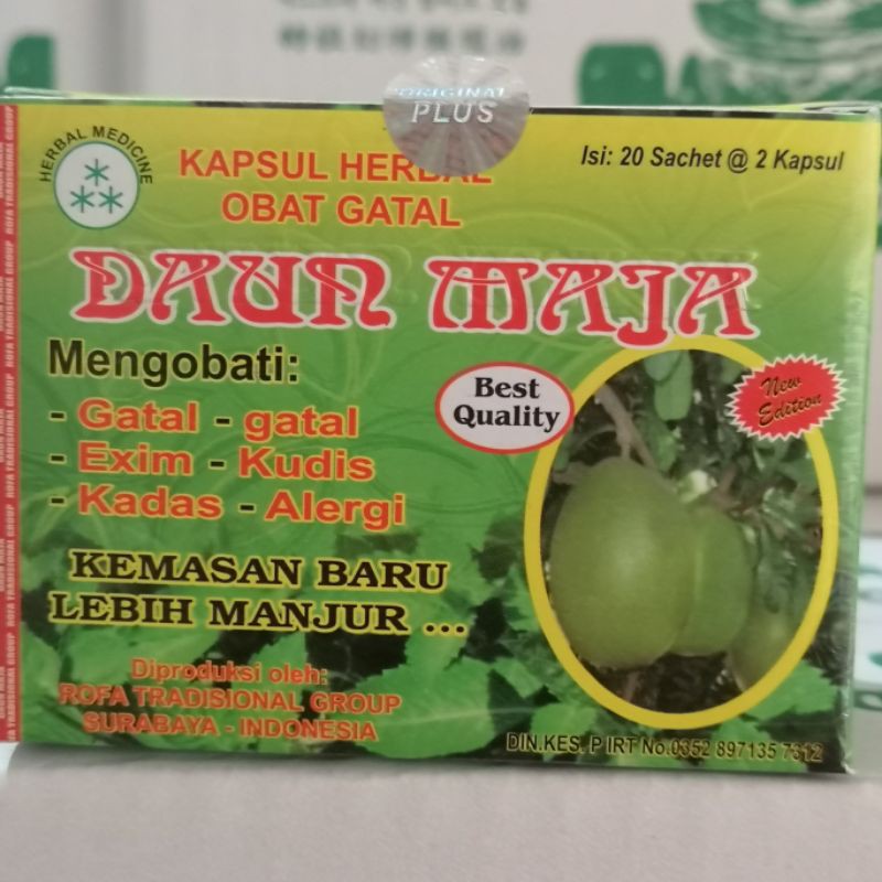 Jual Kapsul herbal obat gatal daun maja | Shopee Indonesia