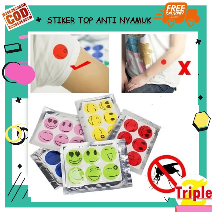 Jual Stiker Sticker Anti Nyamuk Mosquito Repellent | Shopee Indonesia
