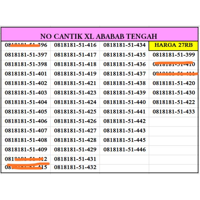 Jual No cantik XL ababab | Shopee Indonesia