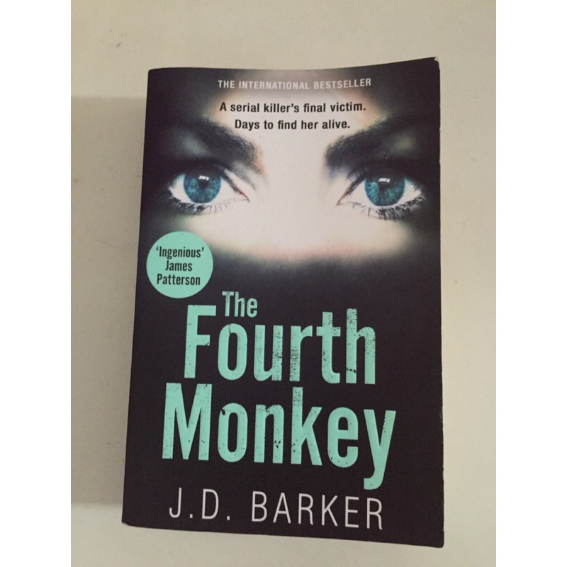 Jual Preloved Novel The Fourth Monkey #1 by J. D. Barker (English ...