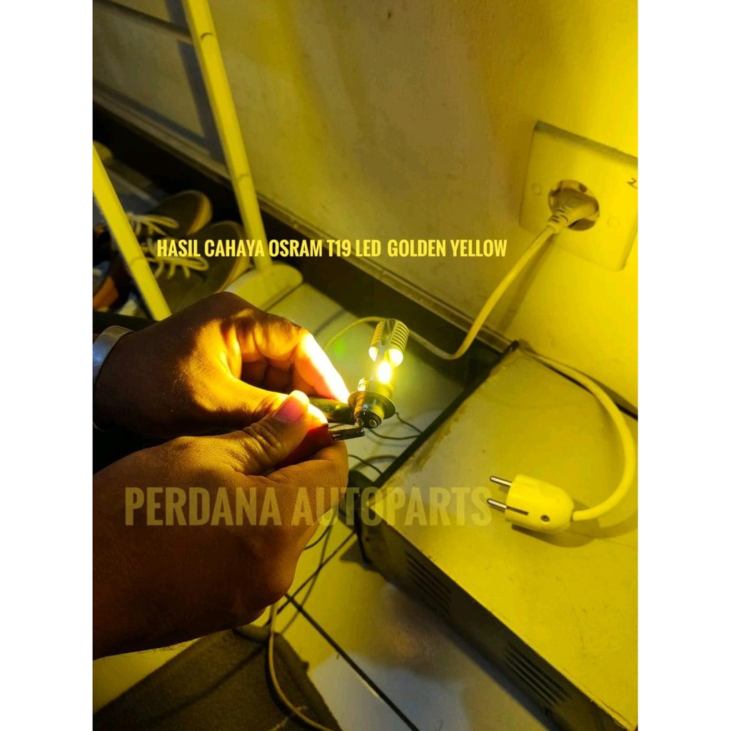 Jual OSRAM LED T19 M5 K1 LAMPU MOTOR H6 KUNING AC DC PLUG N PLAY MURAH | Shopee Indonesia