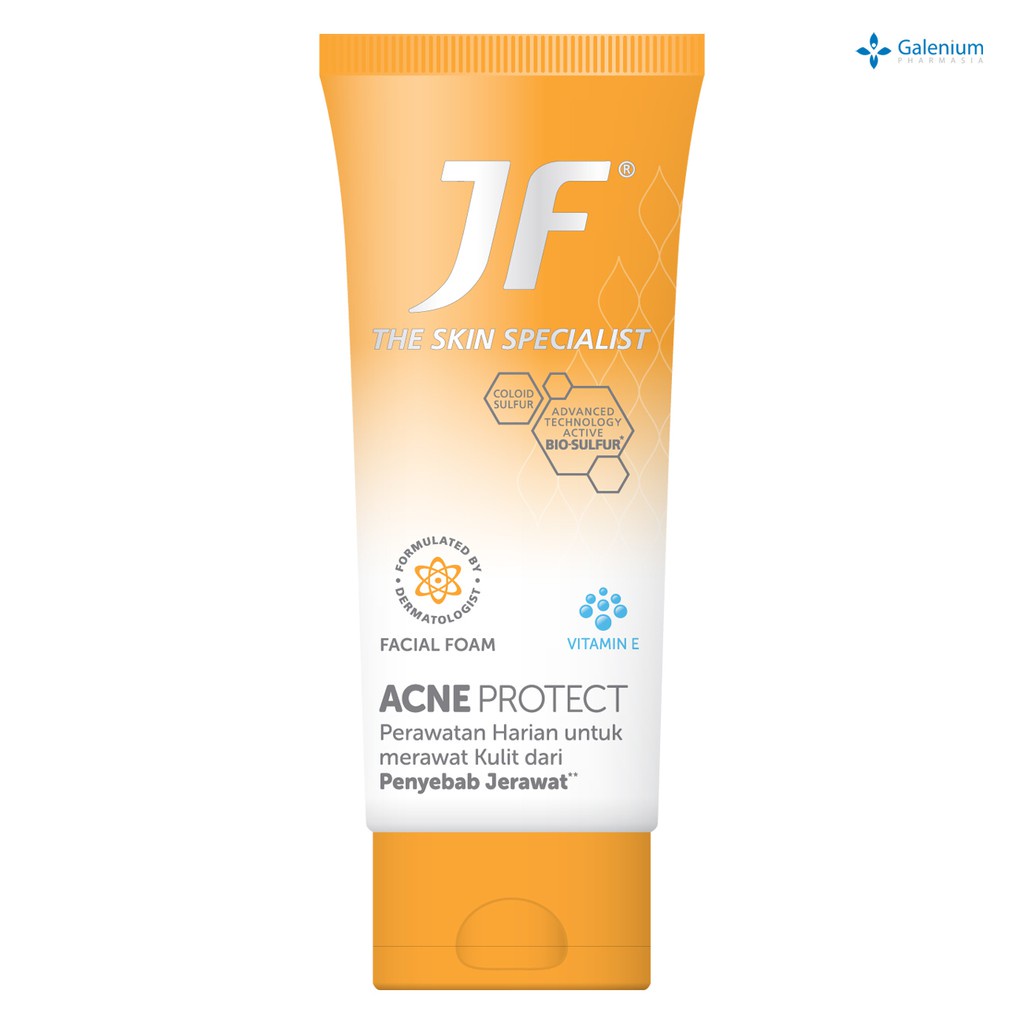 Jual JF Sulfur Facial Foam 70g - Acne Spot Care Acne Protect Anti Acne ...
