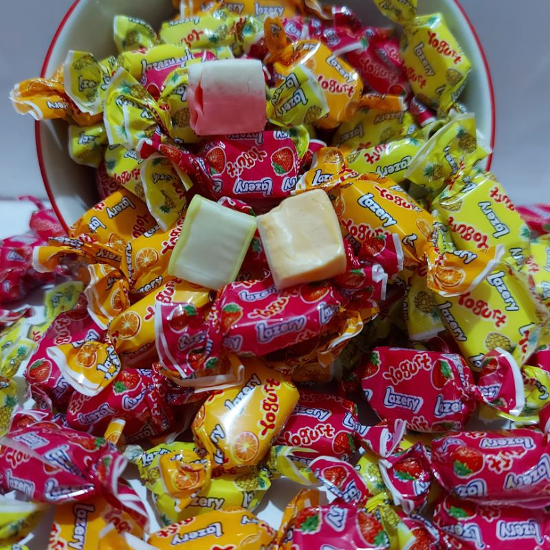 Jual Permen Lazery Yogurt 500gram | Shopee Indonesia