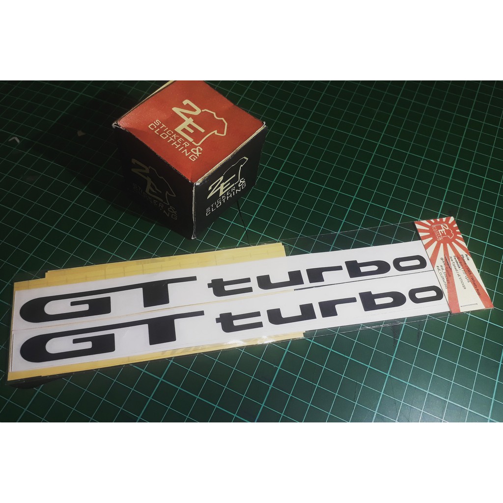 Jual Stiker GT turbo Starlet | Shopee Indonesia