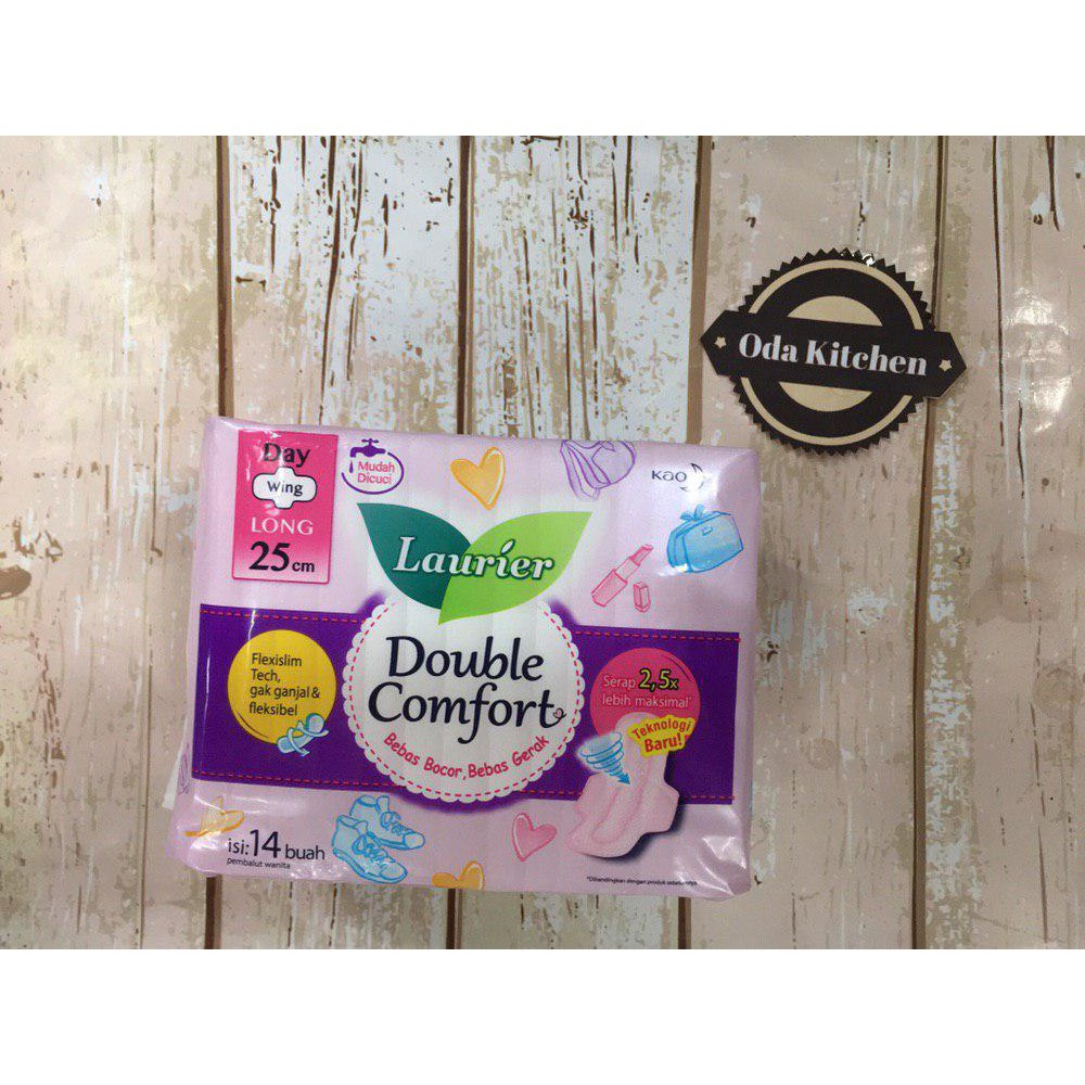 Jual LAURIER DAY WING LONG 25cm DOUBLE COMFORT ISI 14 BUAH | Shopee ...