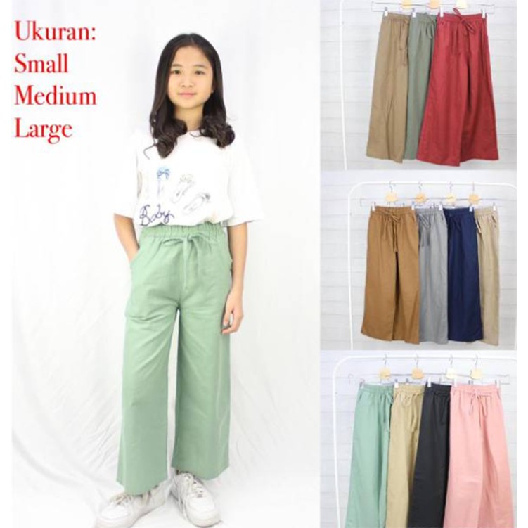 Jual CELANA KULOT ANAK PEREMPUAN usia satu sampai 12 tahun size 2.4.6.8.10.12.14.16.18.20.22.24 ...
