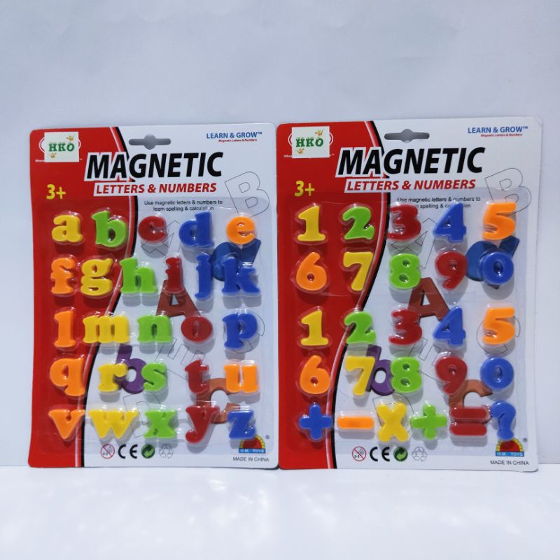 Jual Magnet Huruf Angka Plastik Magnetic Letter Number | Shopee Indonesia