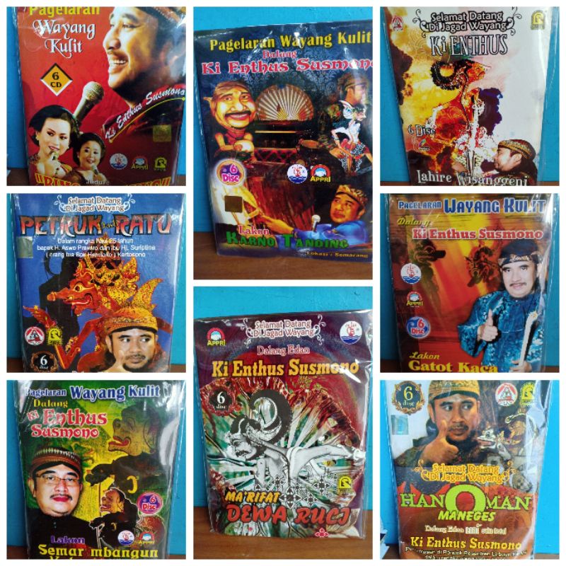 Jual KASET VCD WAYANG KULIT ENTHUS 6DISC | Shopee Indonesia