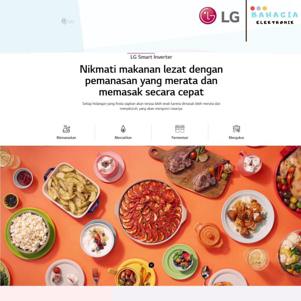 Jual LG MS2336GIB Microwave Solo 23 Liter IntelloWave | Shopee Indonesia