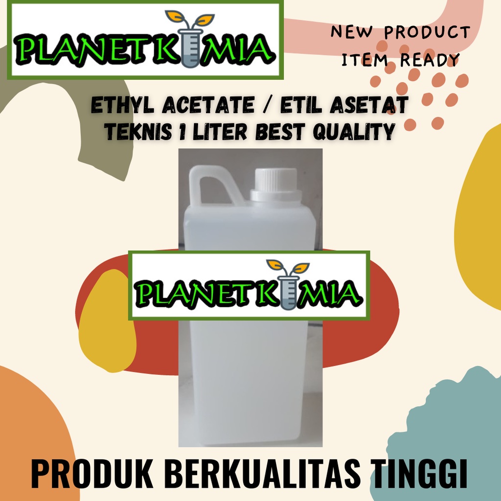 Jual Ethyl Asetate / Etil Asetat Teknis 1000 ml / 1 Liter Best Quality ...