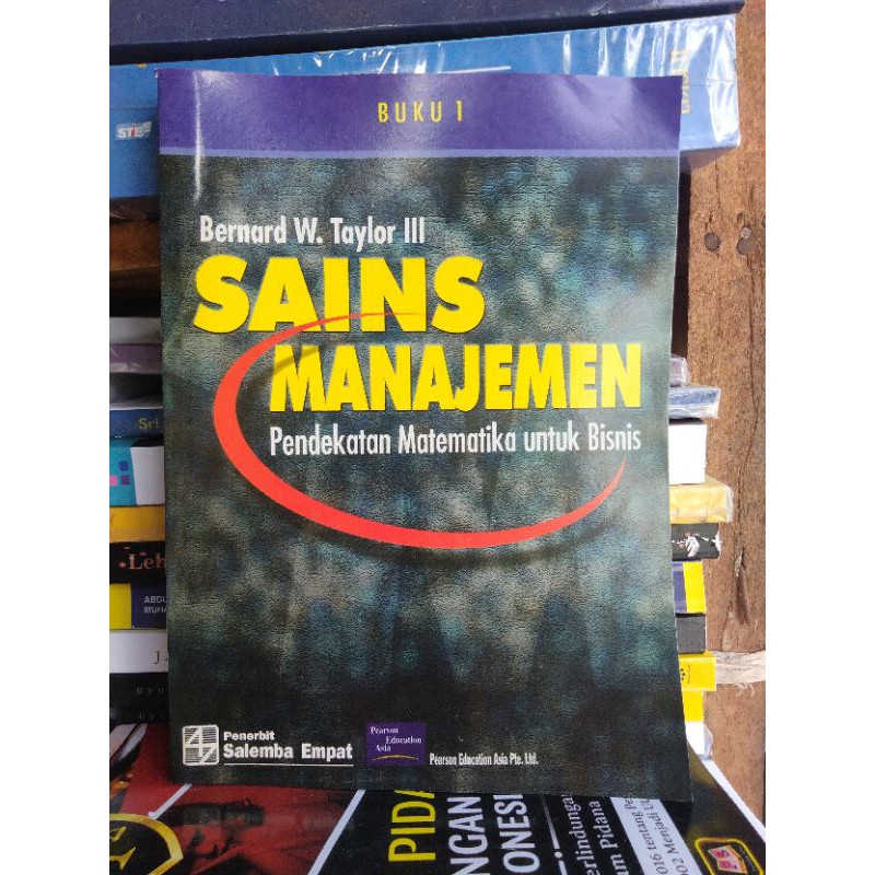 Jual Sains Manajemen 1 - Pendekatan Matematik Untuk Bisnis | Shopee Indonesia