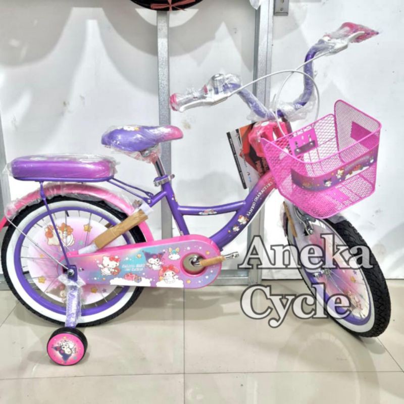 Jual Sepeda Anak Roda Empat Cewek Perempuan Mini Element Hello Kitty 16 ...
