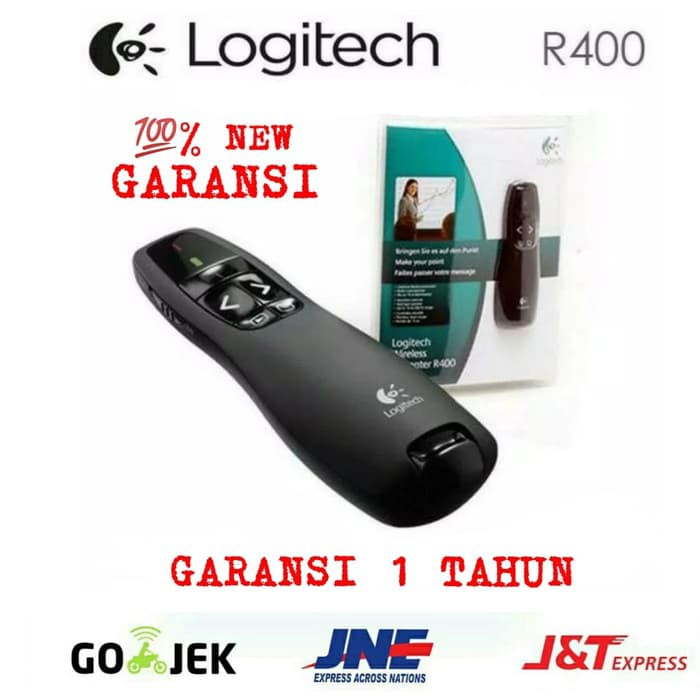 Jual Laser Pointer Wireless Presenter Logitech R400 ORIGINAL | Shopee Indonesia