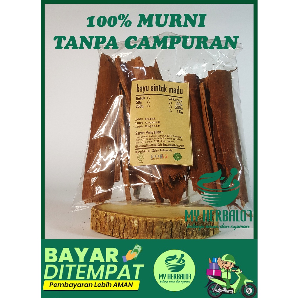 Jual Kayu Sintok Madu / Cinnamomum Sintoc / Murni Jsr Rempah / Premium ...