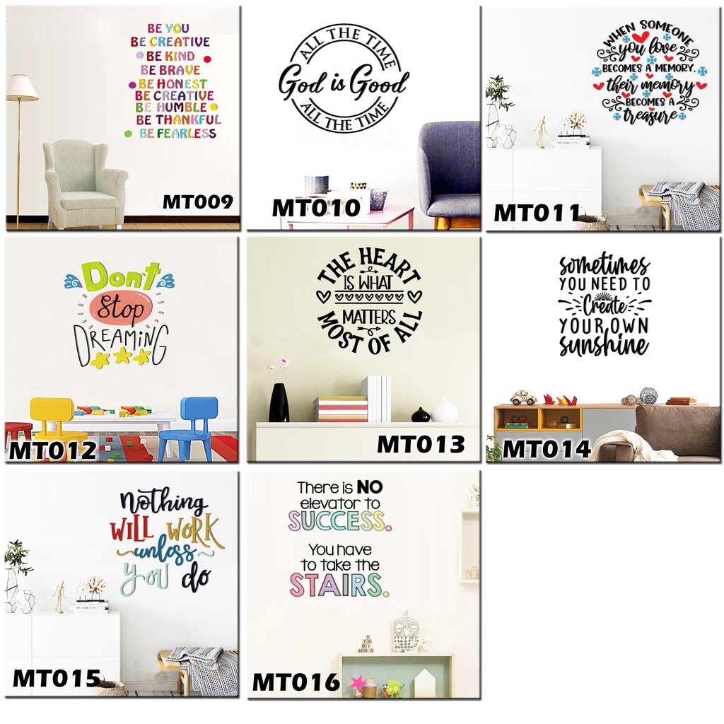 Jual WPSBGS MT QUOTE 30X45 QUOTES MOTIVATION NOTE SUCCESS CREATIVE ...