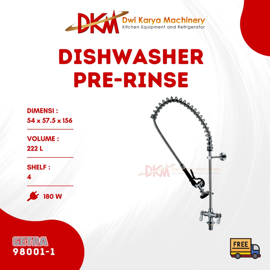 Jual Diswasher Pre Rinse Getra 98001-1 / Kran Pencuci Getra | Shopee ...