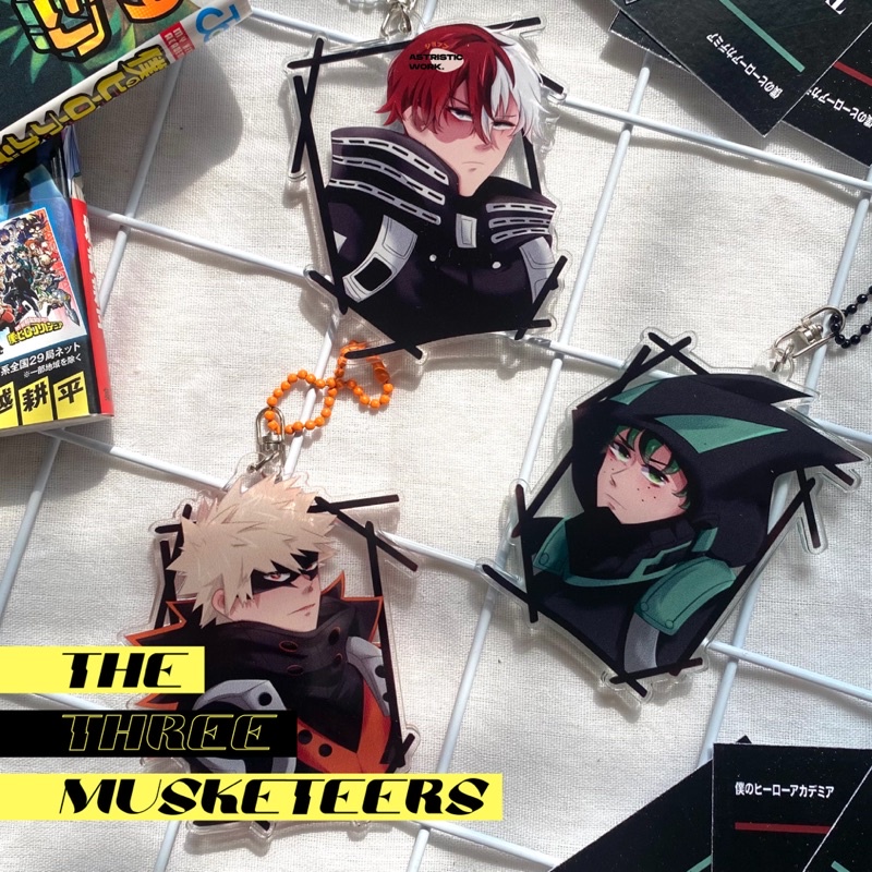 Jual BNHA / My Hero Academia Keychain - The three musketeers ...