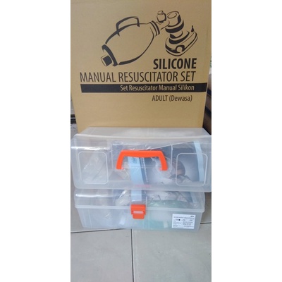 Jual manual resuscitator set / ambubag silicon / set resuscitator ...