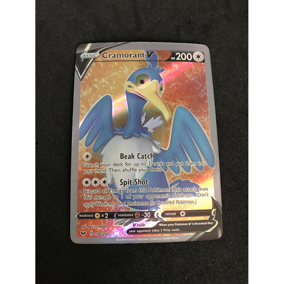 Jual Kartu Pokemon TCG V Series Sword & Shield Basic Cramorant V ... Jual Kartu Pokemon TCG V Series Sword & Shield Basic Cramorant V ...