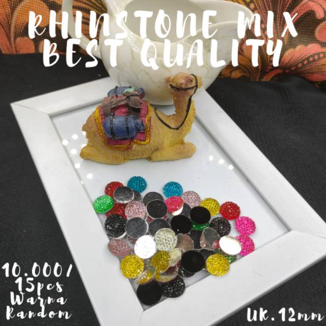 Jual RHINSTONE JERUK MIX WARNA // 12MM | Shopee Indonesia