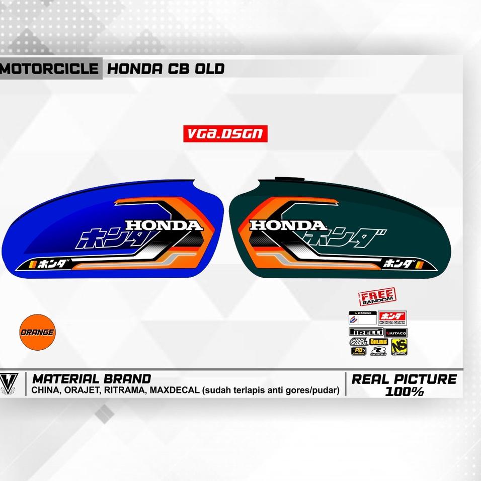 Jual Super Special STIKER CB STRIPING TANGKI HONDA CB 125 CB 100 ...