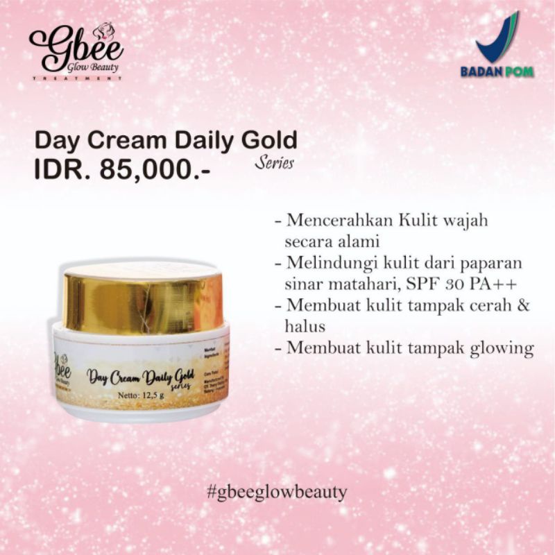 Jual PAKET KINCLONG GOLD GBEE GLOW BEAUTY SKINCARE ORIGINAL | Shopee ...