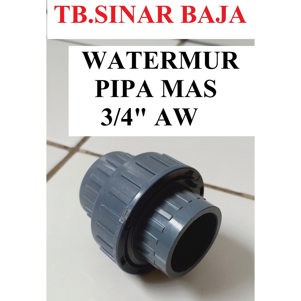 Jual Watermur 3/4" AW PVC Merk Pipa Mas / Water Mur / Watermoor | Shopee Indonesia
