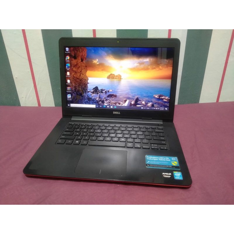 Jual laptop dell inspiron 14 5447 intel core i7- 4510u ram 8gb amd ...